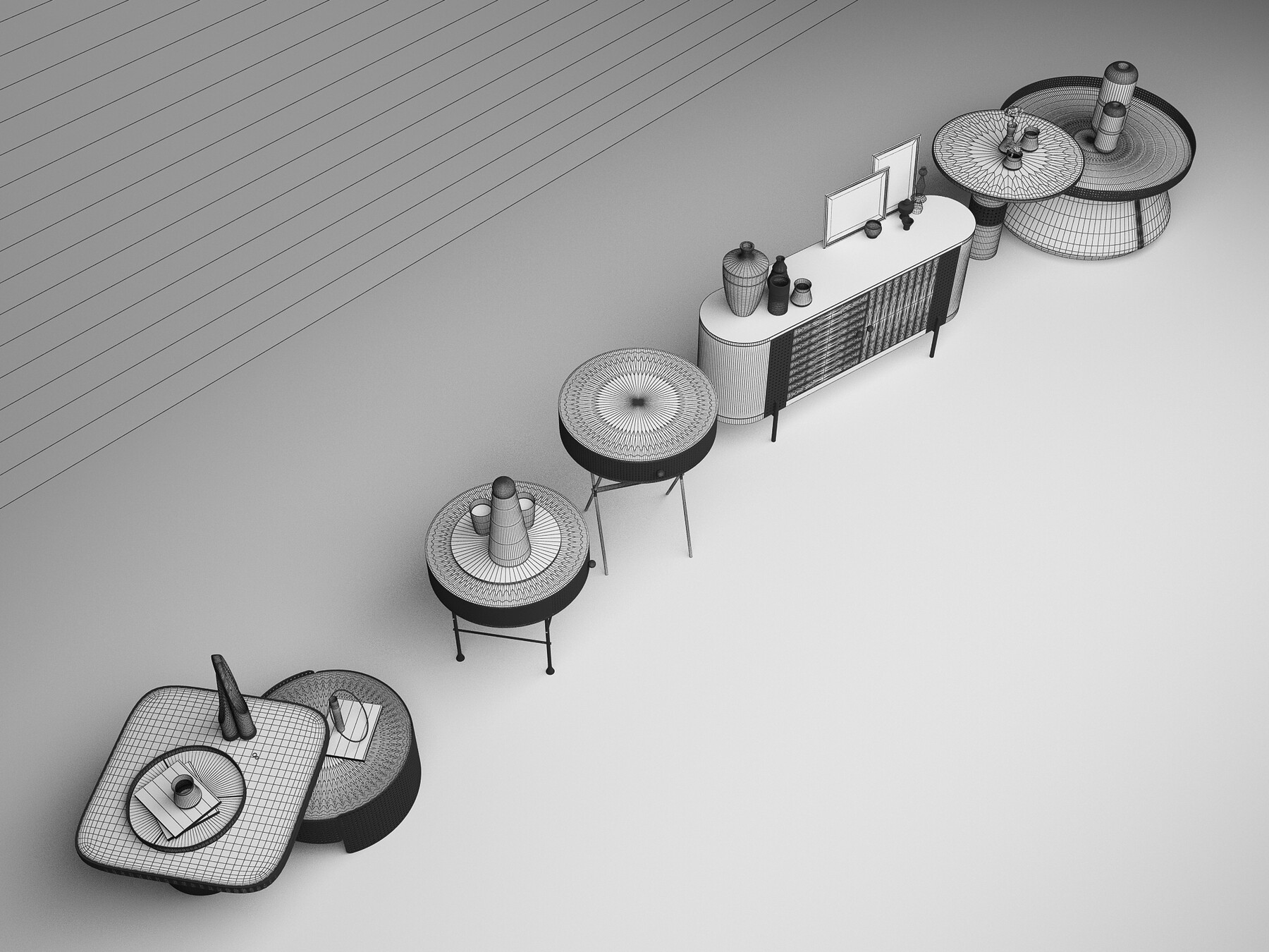 ArtStation - Coffee Table - Waiting Table - 009 | Resources