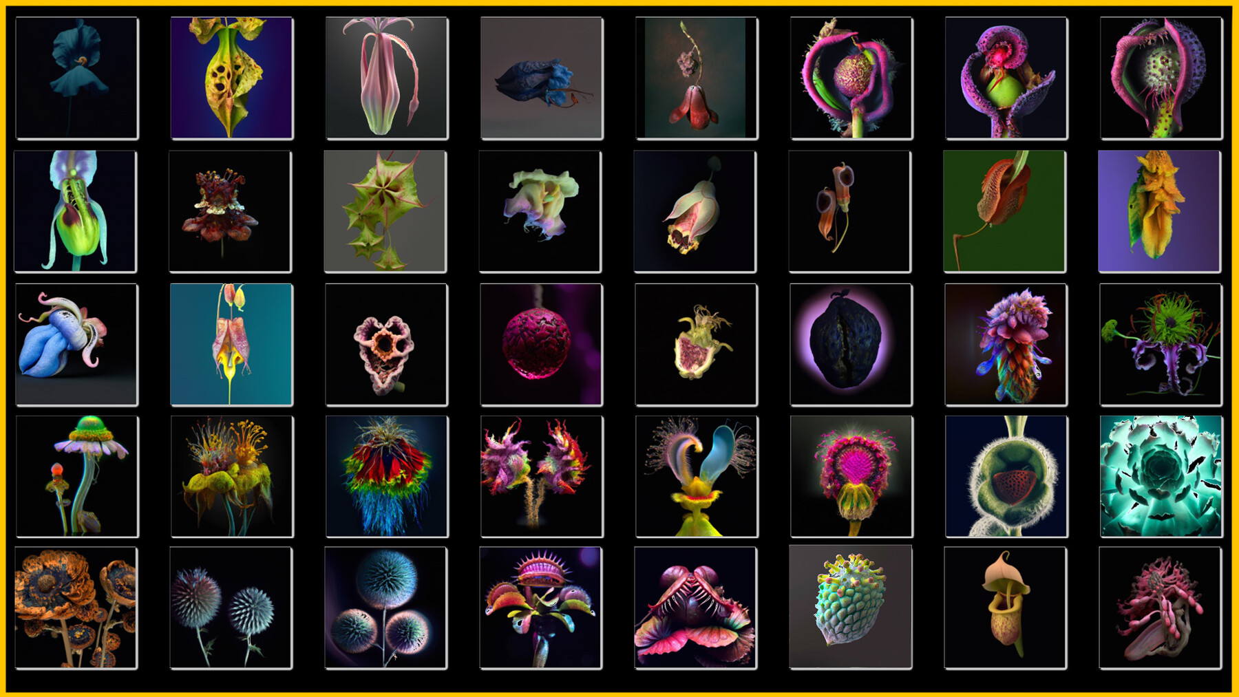 ArtStation - Alien plants : 130 IA photos | Resources