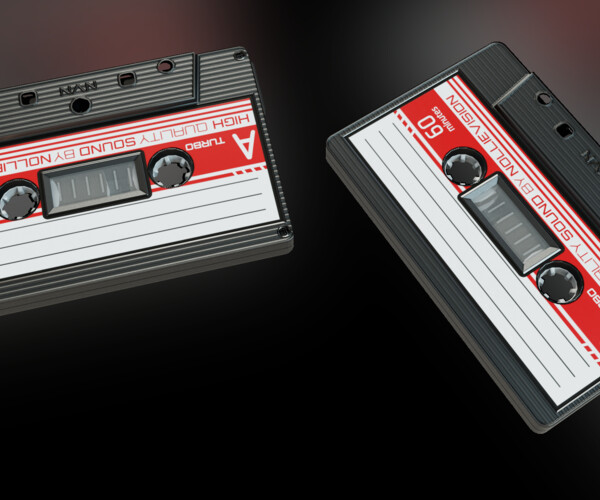 ArtStation - Cassette Tape and Case Collection | Resources