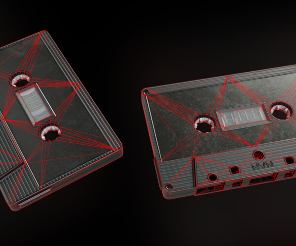 ArtStation - Cassette Tape and Case Collection | Resources