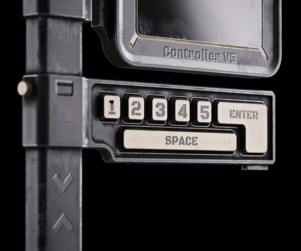 ArtStation - Sci-Fi Controller V5 | Game Assets