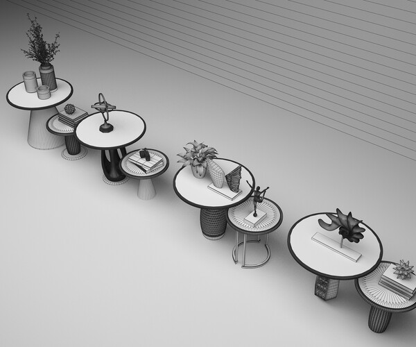 ArtStation - Coffee Table - Waiting Table - 011 | Resources