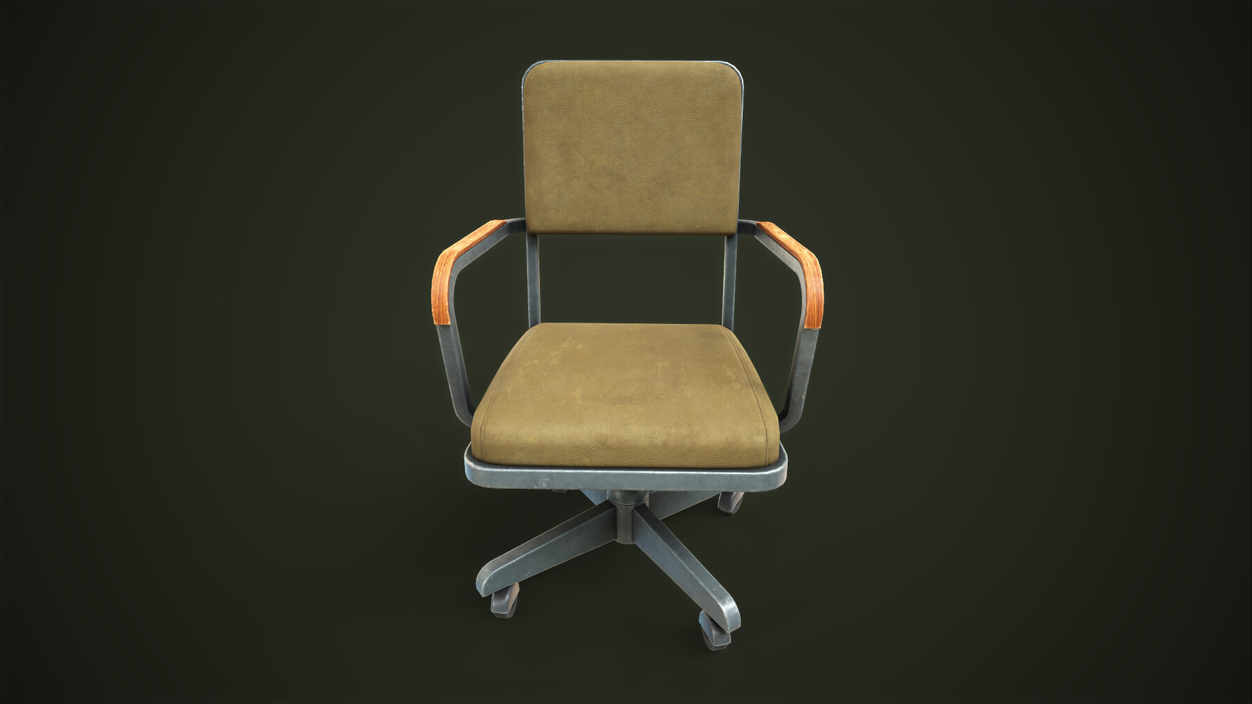 ArtStation - Vintage office chair | Game Assets