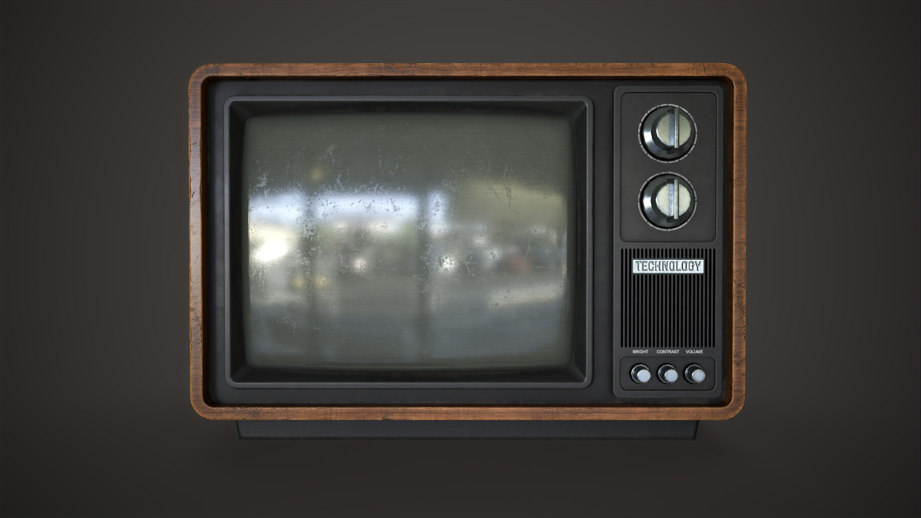 ArtStation - Vintage TV | Game Assets