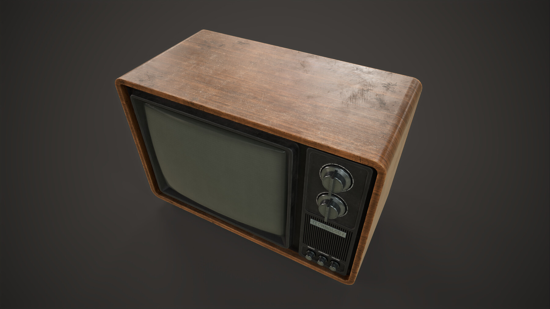 ArtStation - Vintage TV | Game Assets