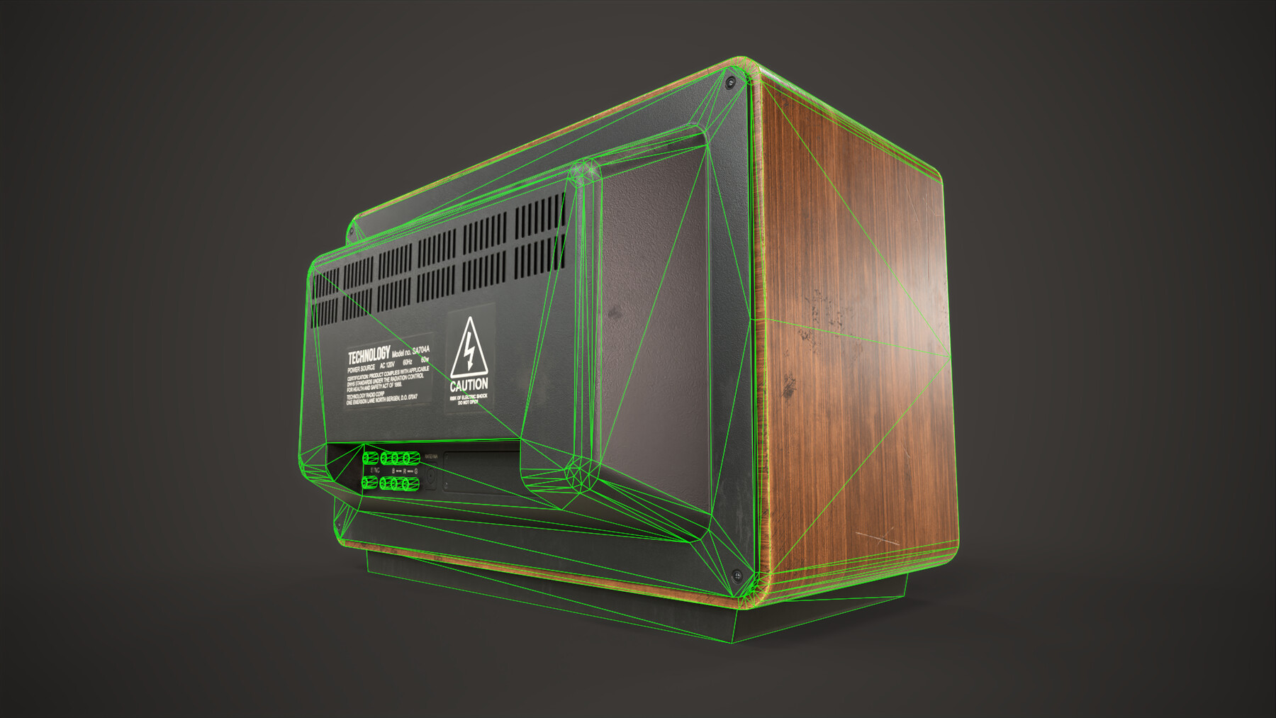 ArtStation - Vintage TV | Game Assets