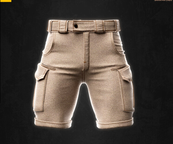 ArtStation - Men`s Shorts | Game Assets