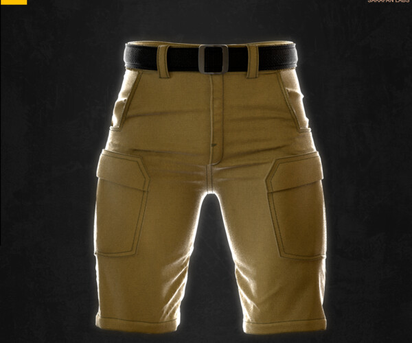 ArtStation - Men`s Shorts | Game Assets
