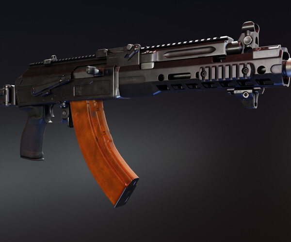 ArtStation - Custom AK MB47 rifle | Game Assets