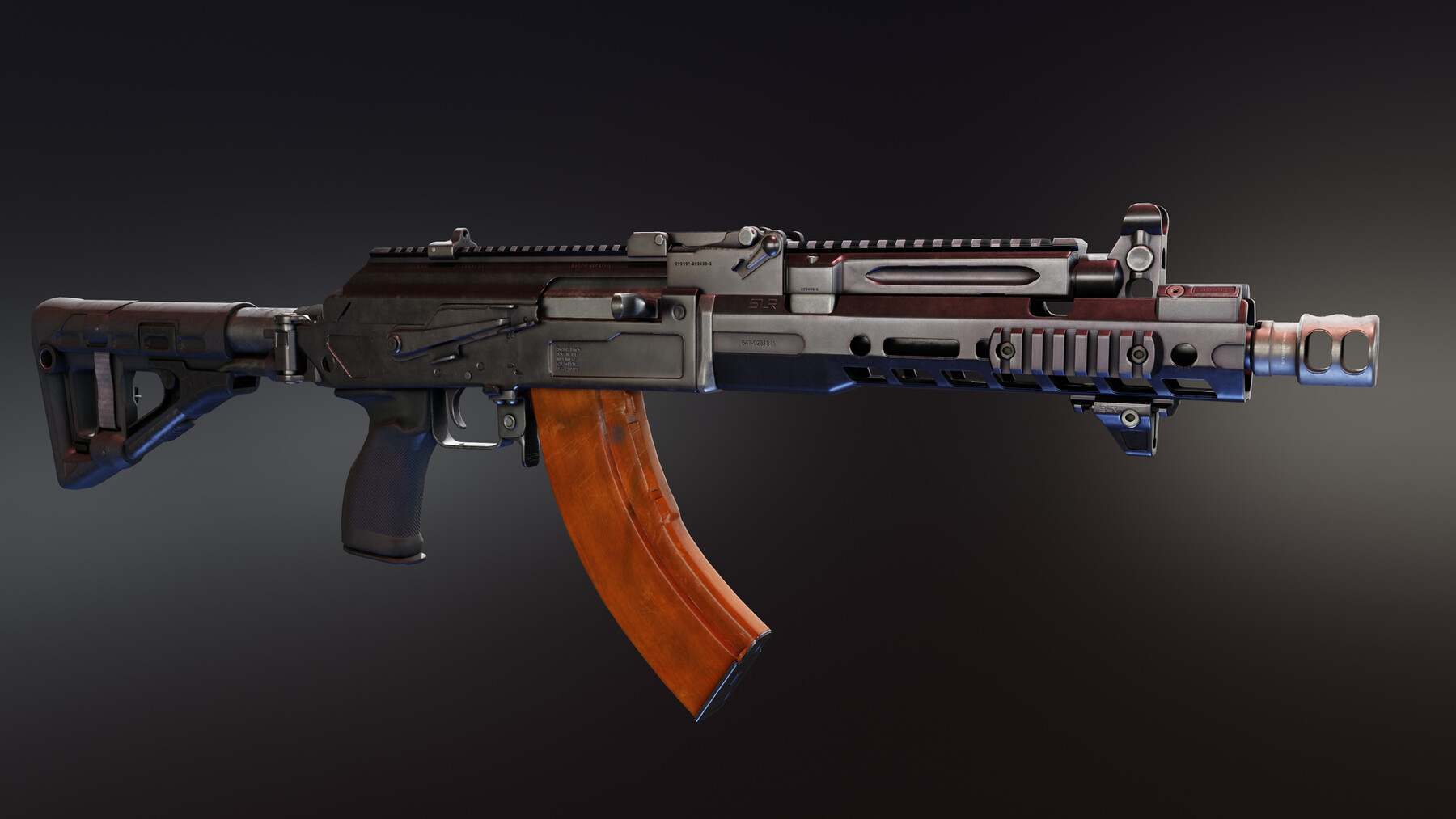 ArtStation - Custom AK MB47 rifle | Game Assets