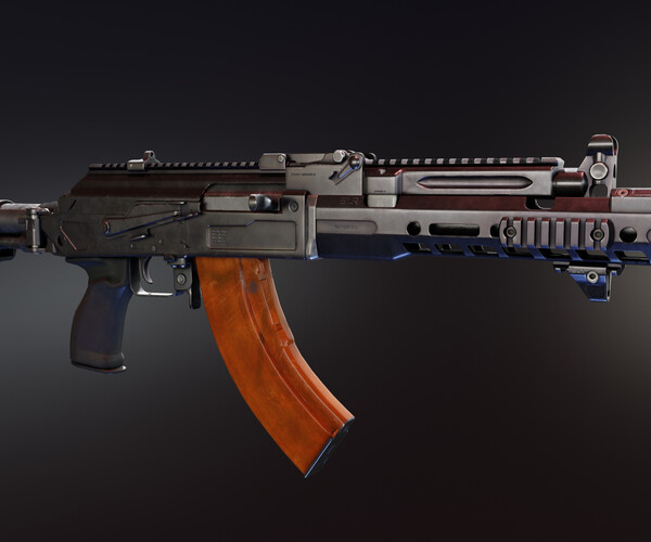 ArtStation - Custom AK MB47 rifle | Game Assets