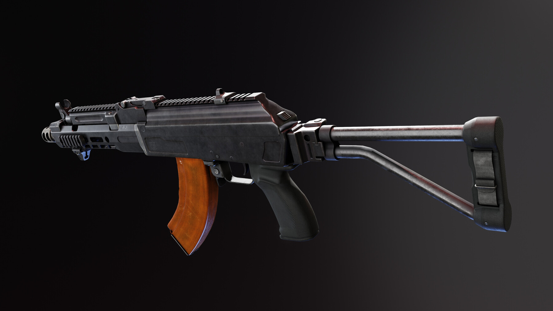 ArtStation - Custom AK MB47 rifle | Game Assets