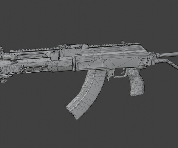 ArtStation - Custom AK MB47 rifle | Game Assets
