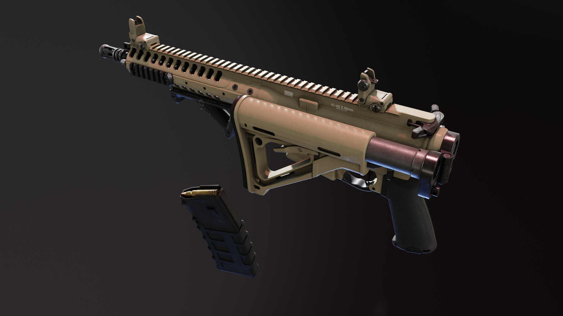 ArtStation - LWRC M6IC | Game Assets