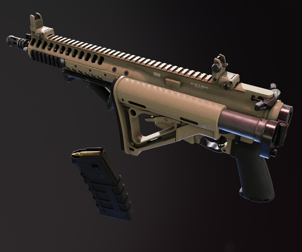 ArtStation - LWRC M6IC | Game Assets