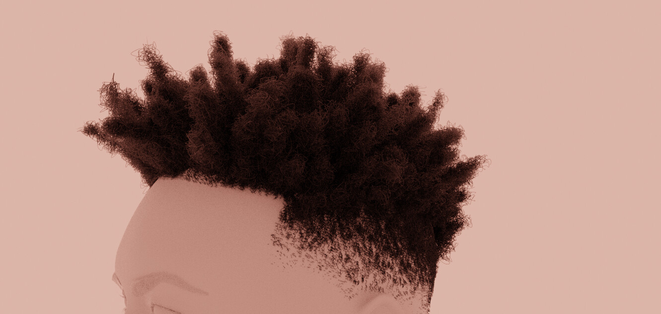 ArtStation - Afro Taper Fade Hair | Game Assets