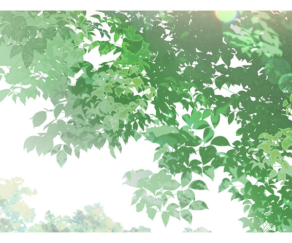 ArtStation - 2 Tree Leaves Brushes for ClipStudioPaint/10 PNG images ...