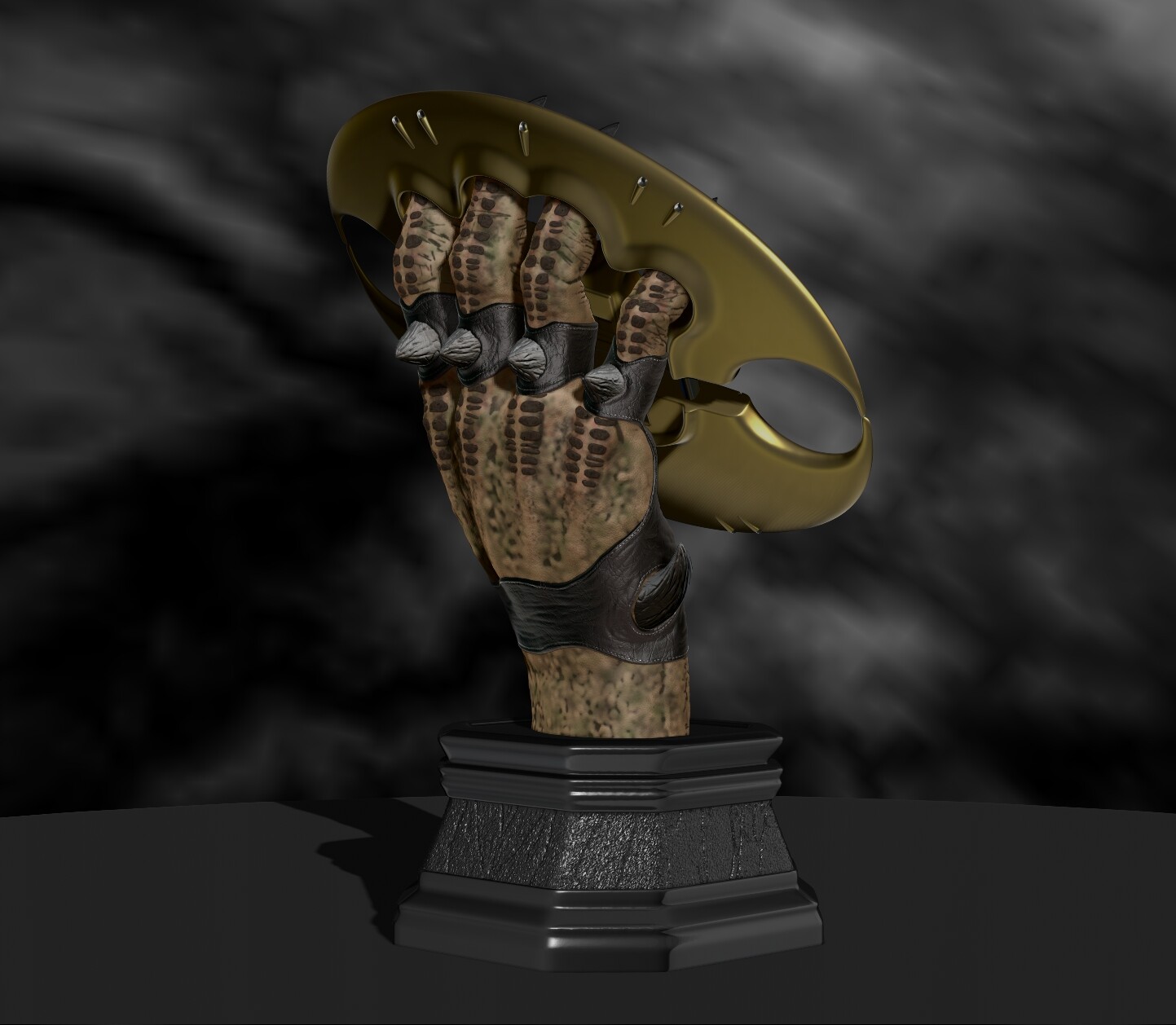 ArtStation - Predator 2 Smart Disc with Predator Hand File STL – OBJ ...