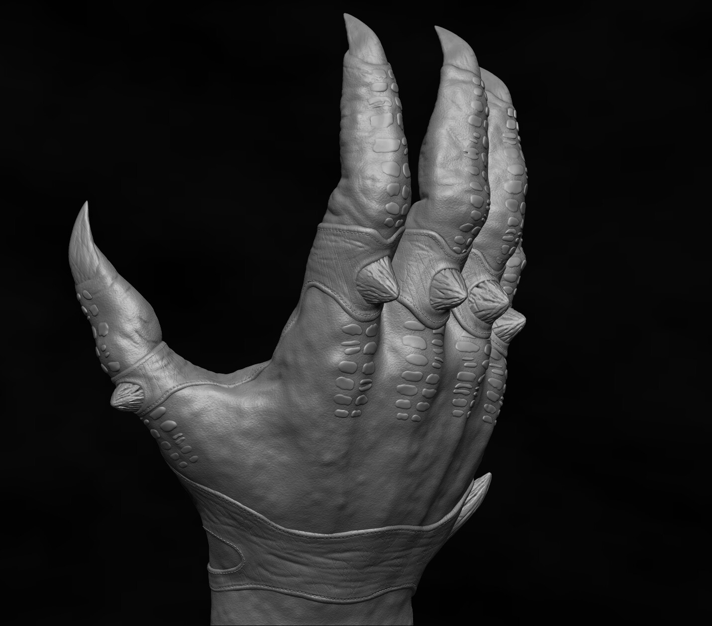 ArtStation - Predator 2 Smart Disc with Predator Hand File STL – OBJ for 3D Printing | Resources