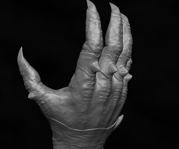 ArtStation - Predator 2 Smart Disc with Predator Hand File STL – OBJ ...