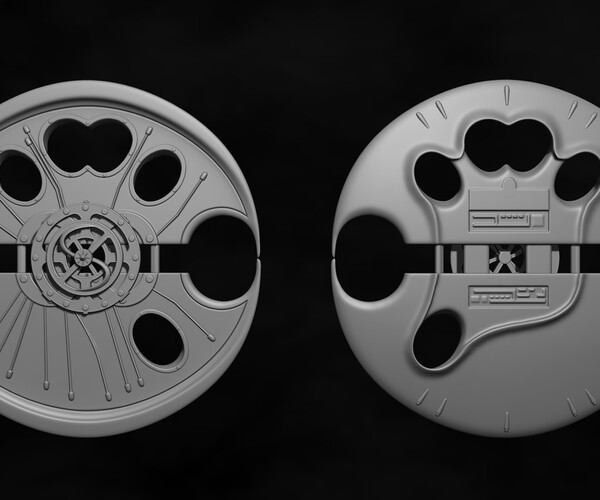 ArtStation - Predator 2 Smart Disc with Predator Hand File STL – OBJ for 3D Printing | Resources