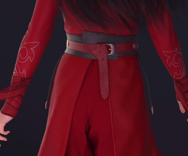 ArtStation - Hanfu Style| .obj .fbx .zprj | Game Assets
