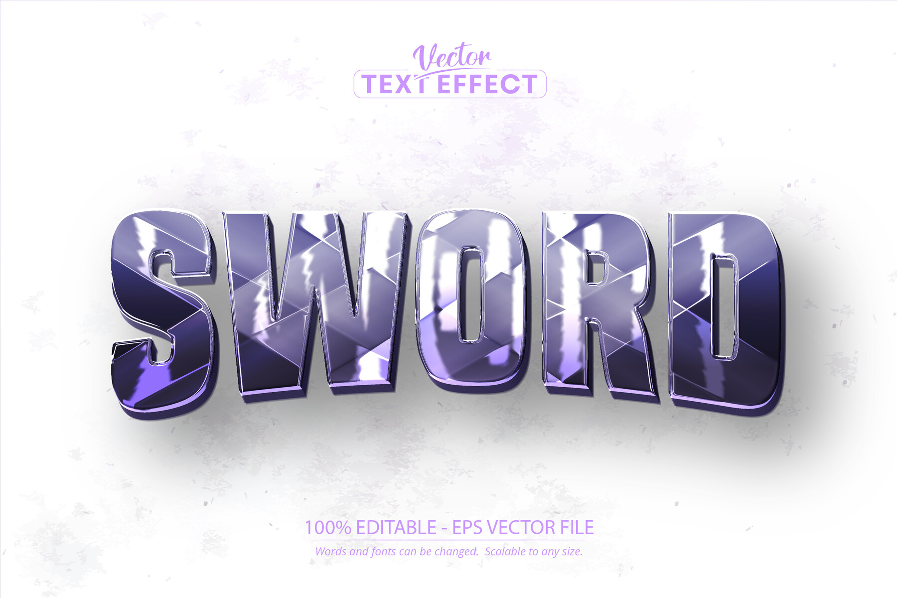 ArtStation - Sword text effect, editable war game and cartoon text ...