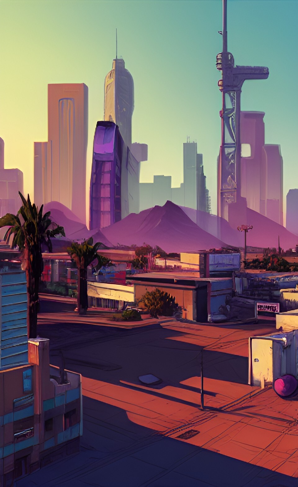 ArtStation - Gta Screen City 1800 jpg Background pack collection | Artworks