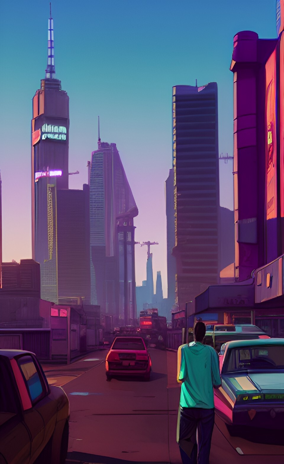 ArtStation - Gta Screen City 1800 jpg Background pack collection | Artworks