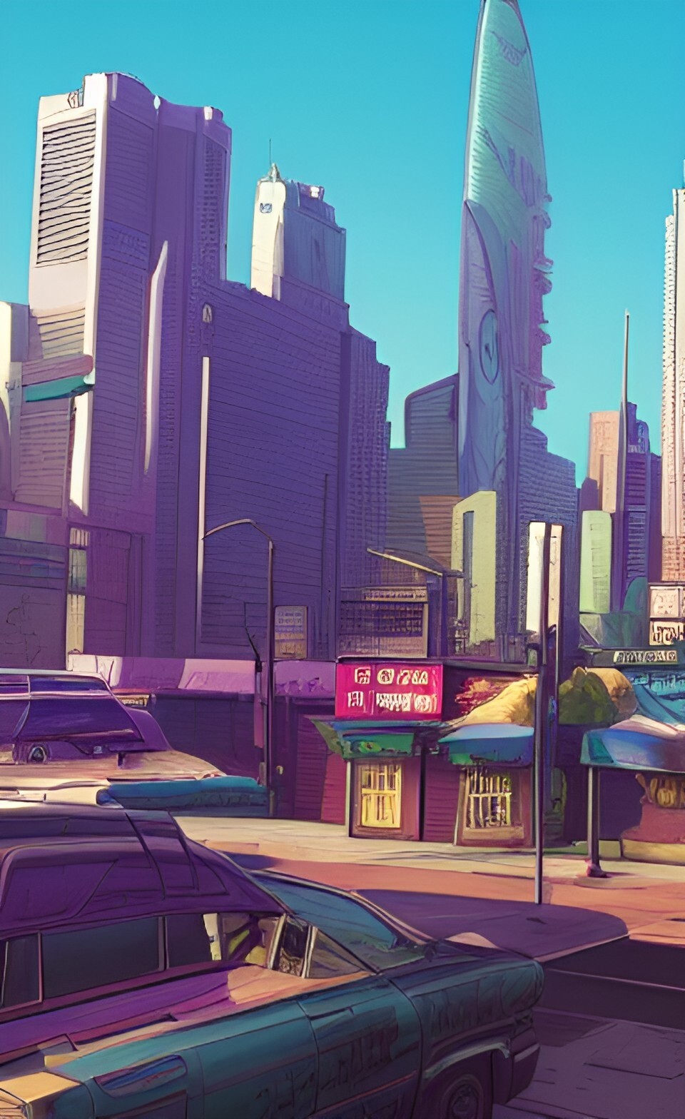 ArtStation - Gta Screen City 1800 jpg Background pack collection | Artworks