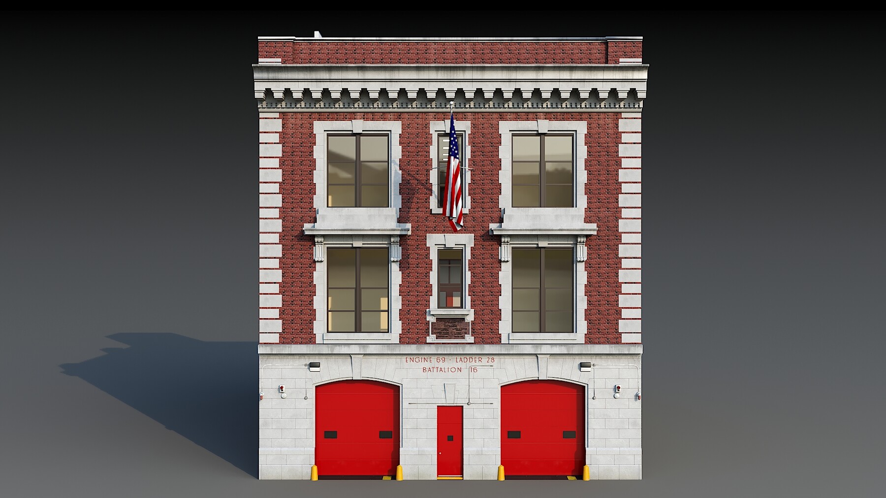 ArtStation - Firehouse FDNY | Game Assets