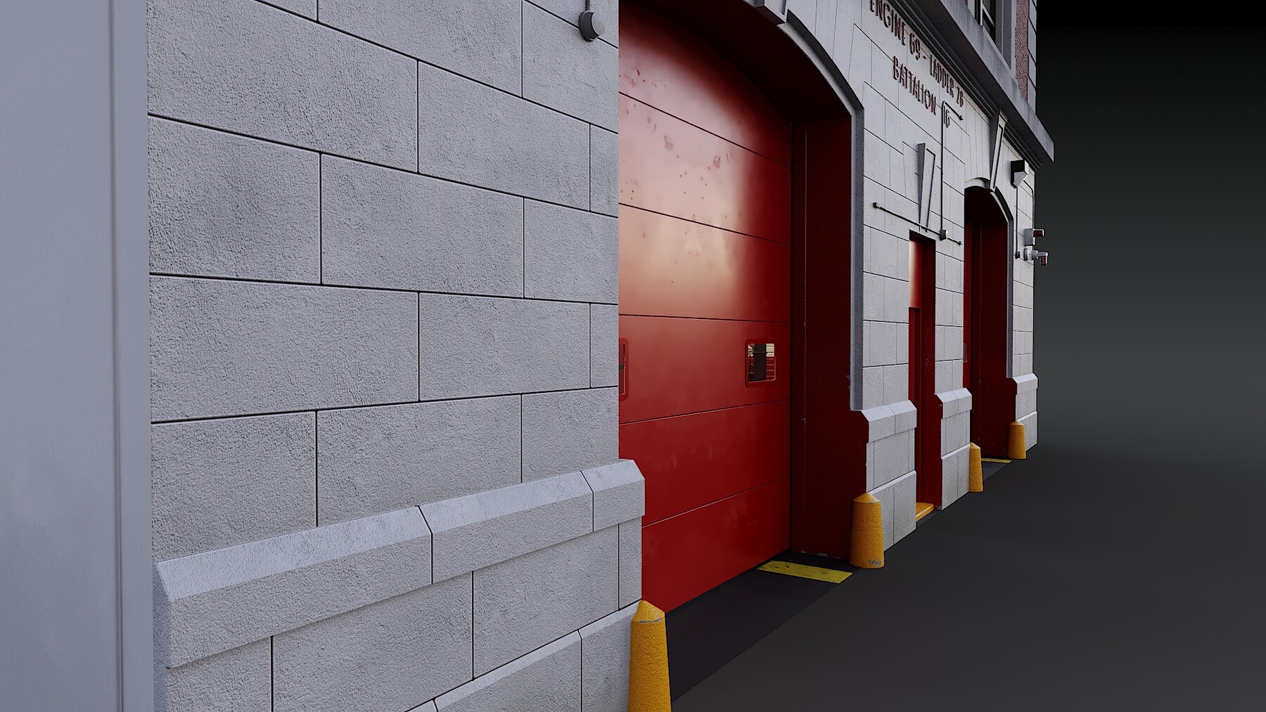 ArtStation - Firehouse FDNY | Game Assets