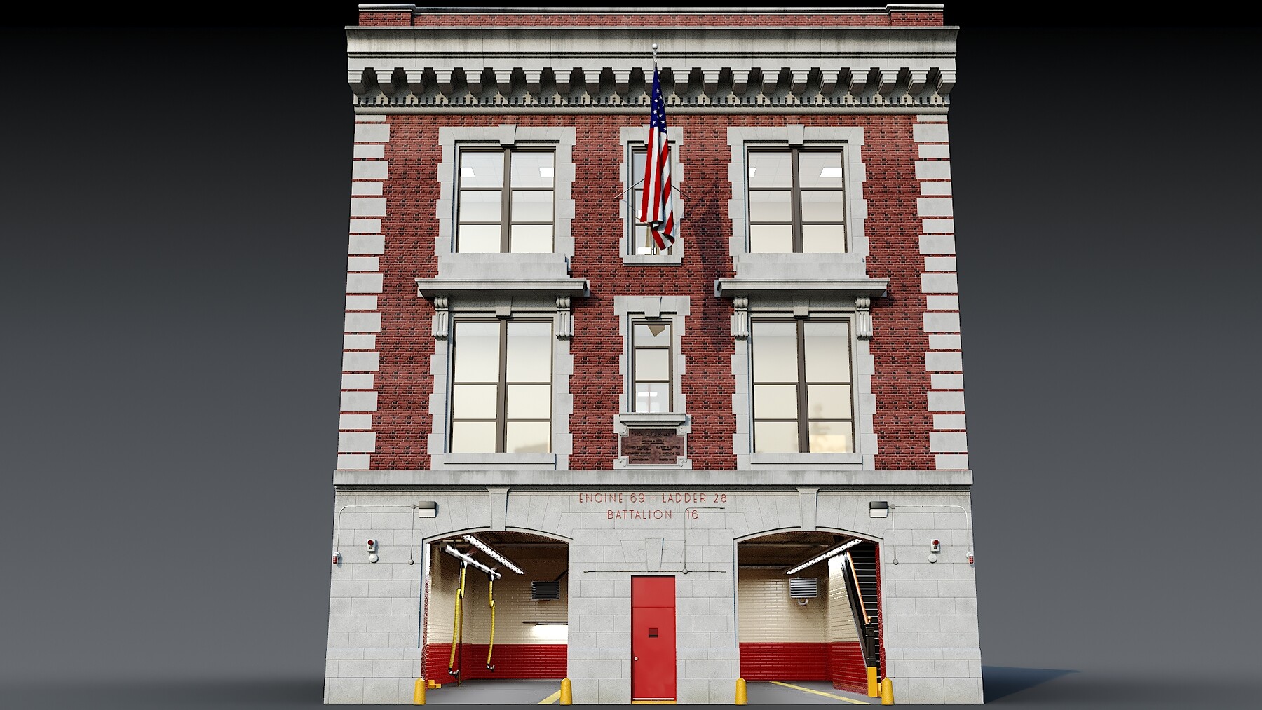 ArtStation - Firehouse FDNY | Game Assets