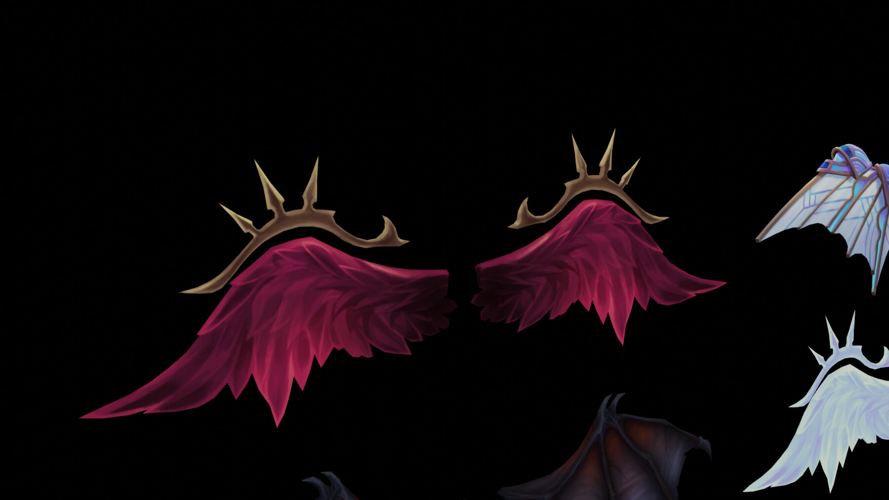 ArtStation - 4 wings pack for games | Game Assets