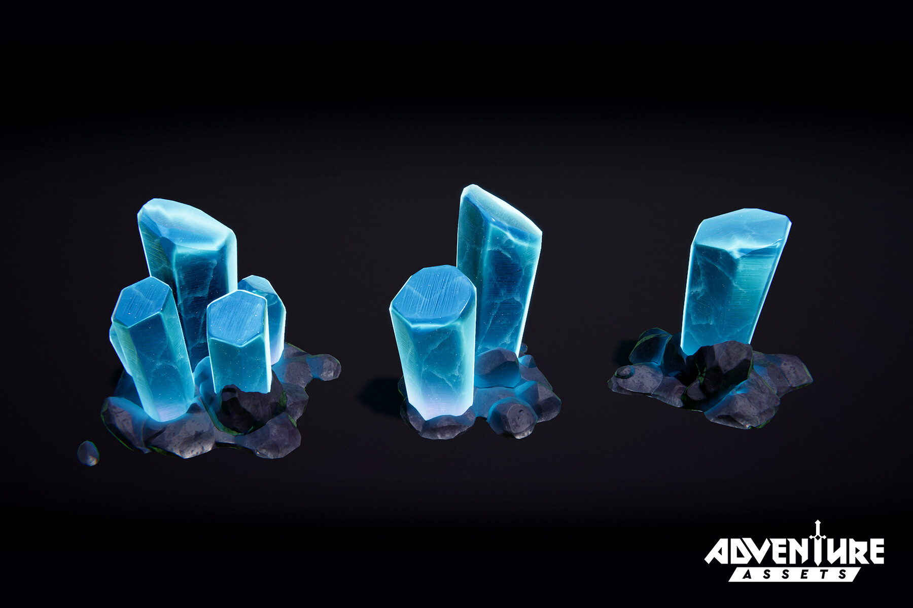 ArtStation - Ultimate Crystals Pack (Game Ready) | Game Assets