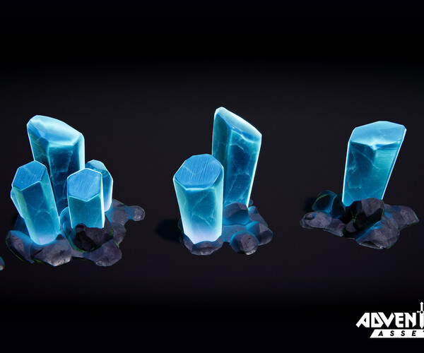 ArtStation - Ultimate Crystals Pack (Game Ready) | Game Assets