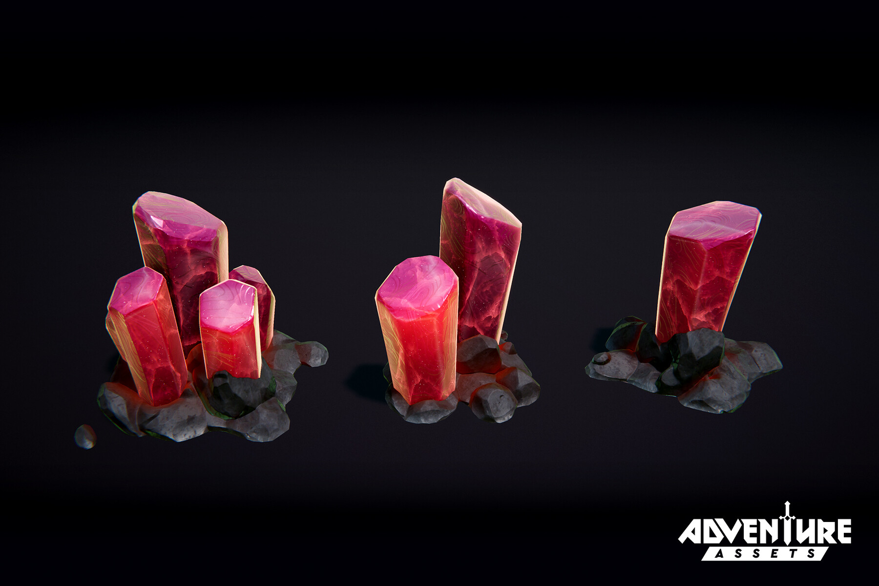 ArtStation - Ultimate Crystals Pack (Game Ready) | Game Assets
