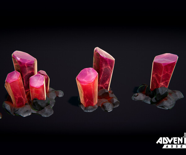 ArtStation - Ultimate Crystals Pack (Game Ready) | Game Assets