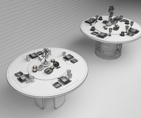 ArtStation - Coffee Table - Waiting Table - 021 | Resources