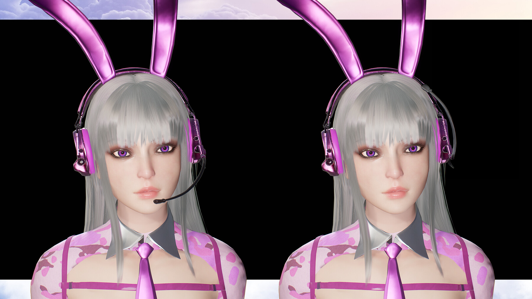 ArtStation - Girl Bunny Military | Game Assets