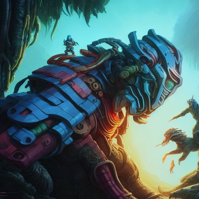 ArtStation - Armor Jungle Beast 2000 jpg pack | Artworks