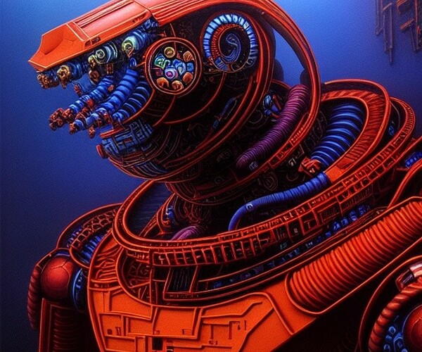 ArtStation - Baroque Robot Old School mecanical helmet 1000 jpg pack ...