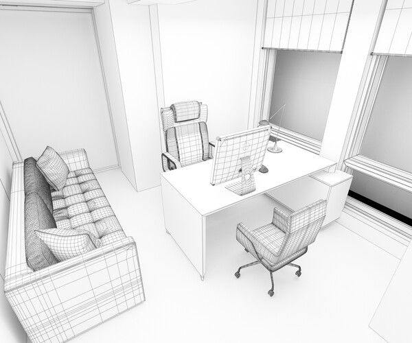 ArtStation - Administration Office - Workstation - 003 | Resources