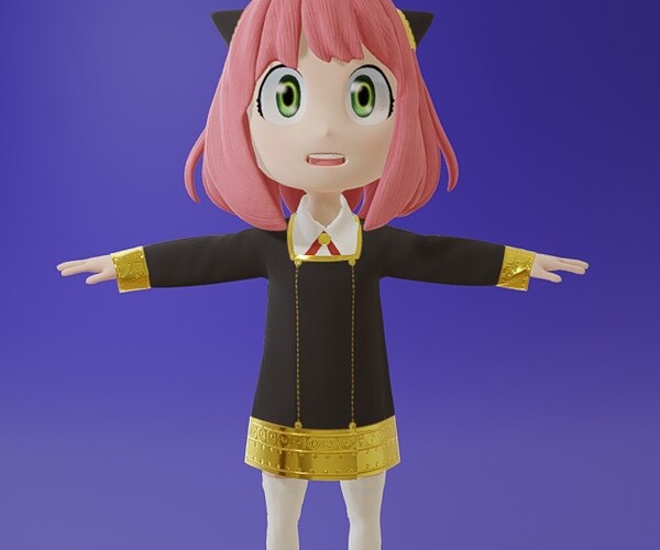 ArtStation - Anya Forger_1/2_To Print | Resources