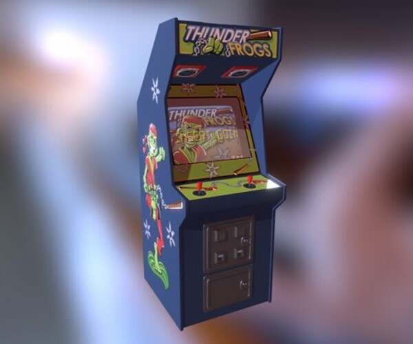 ArtStation - Arcade Cabinet | Game Assets