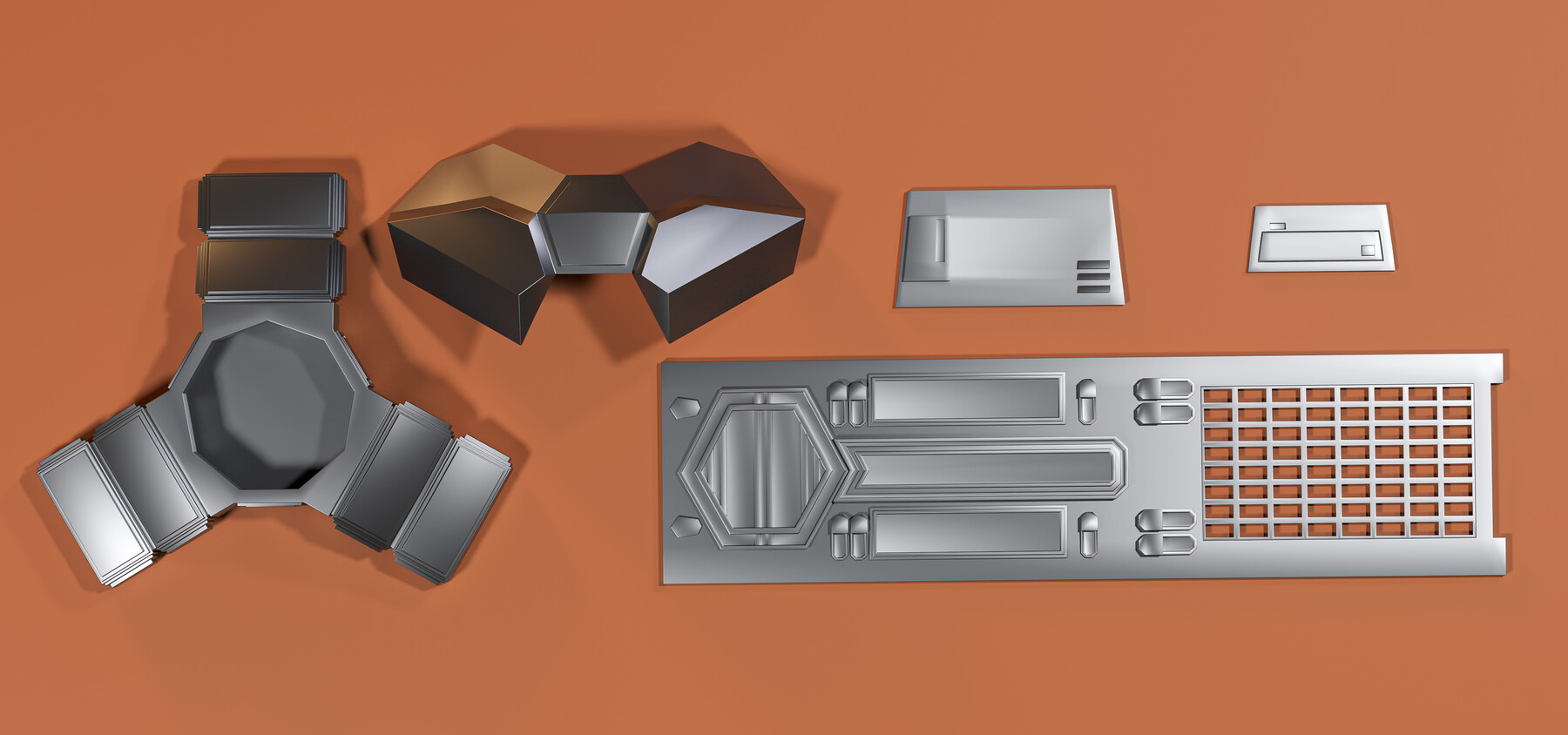 ArtStation - 45 Sci-Fi & Robot Kitbash | Resources