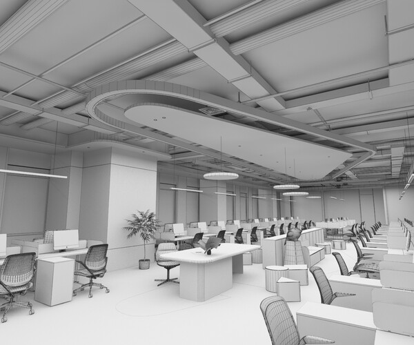 ArtStation - Administration Office - Workstation - 011 | Resources