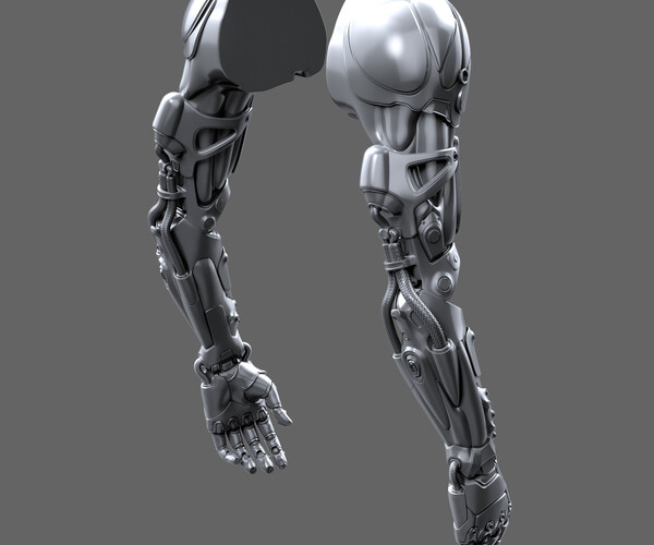 ArtStation - Realistic Cyberpunk Arm Augment | Resources