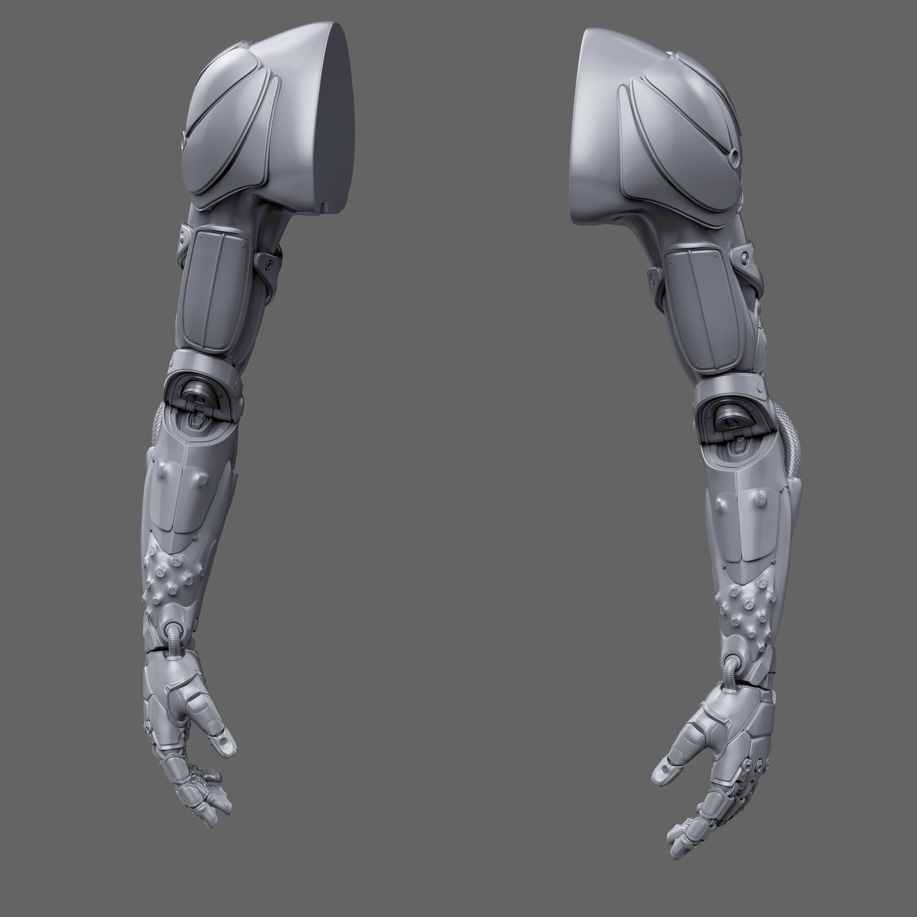 ArtStation - Realistic Cyberpunk Arm Augment | Resources
