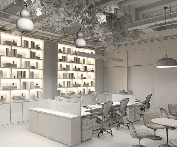 ArtStation - Administration Office - Workstation - 019 | Resources